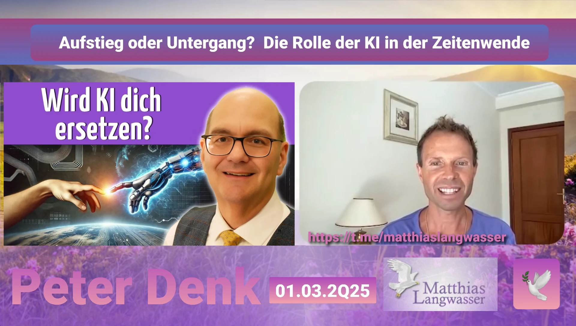 Peter Denk zu Gast bei Matthias Langwasser - 01.03.2Q25 - Aufstieg oder ...