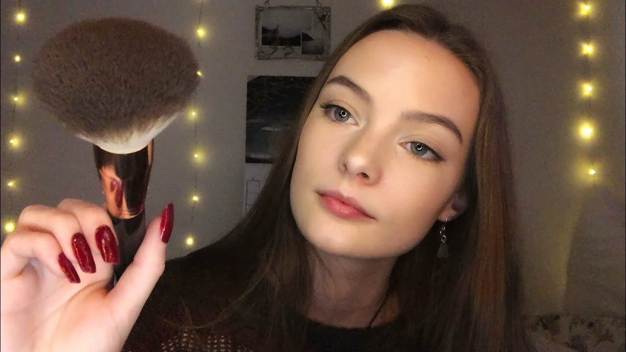 Delicate ASMR - Face Brushing, Personal Attention, Rambling