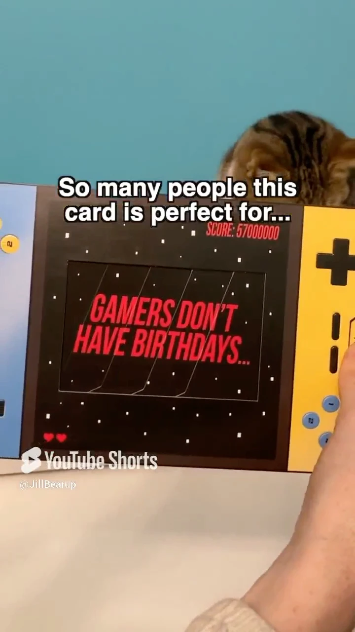 The Perfect Gamer Birthday Card