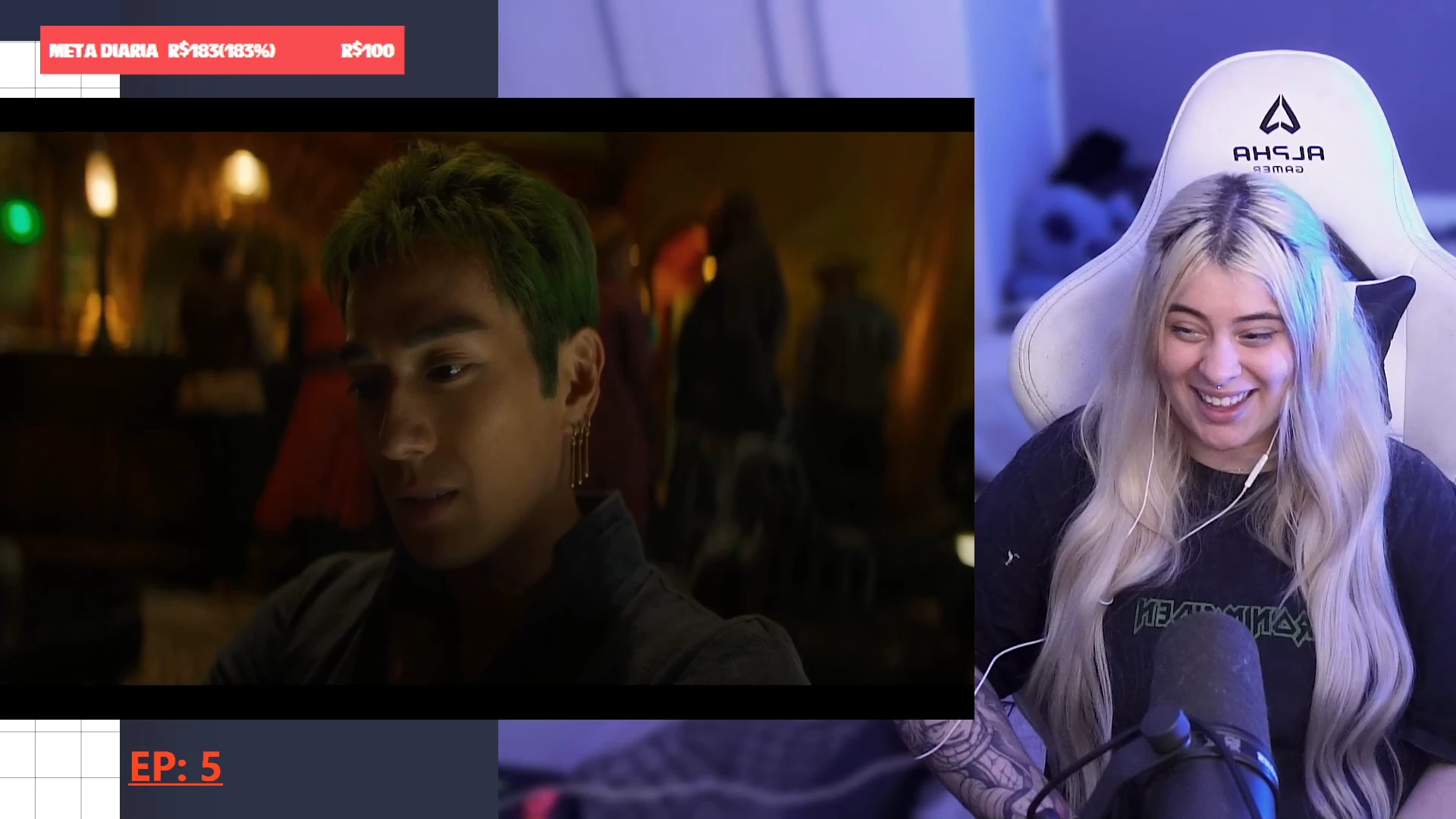 Mariana Alpha REAGE: ONE PIECE A SÉRIE EPS 3,4 e 5