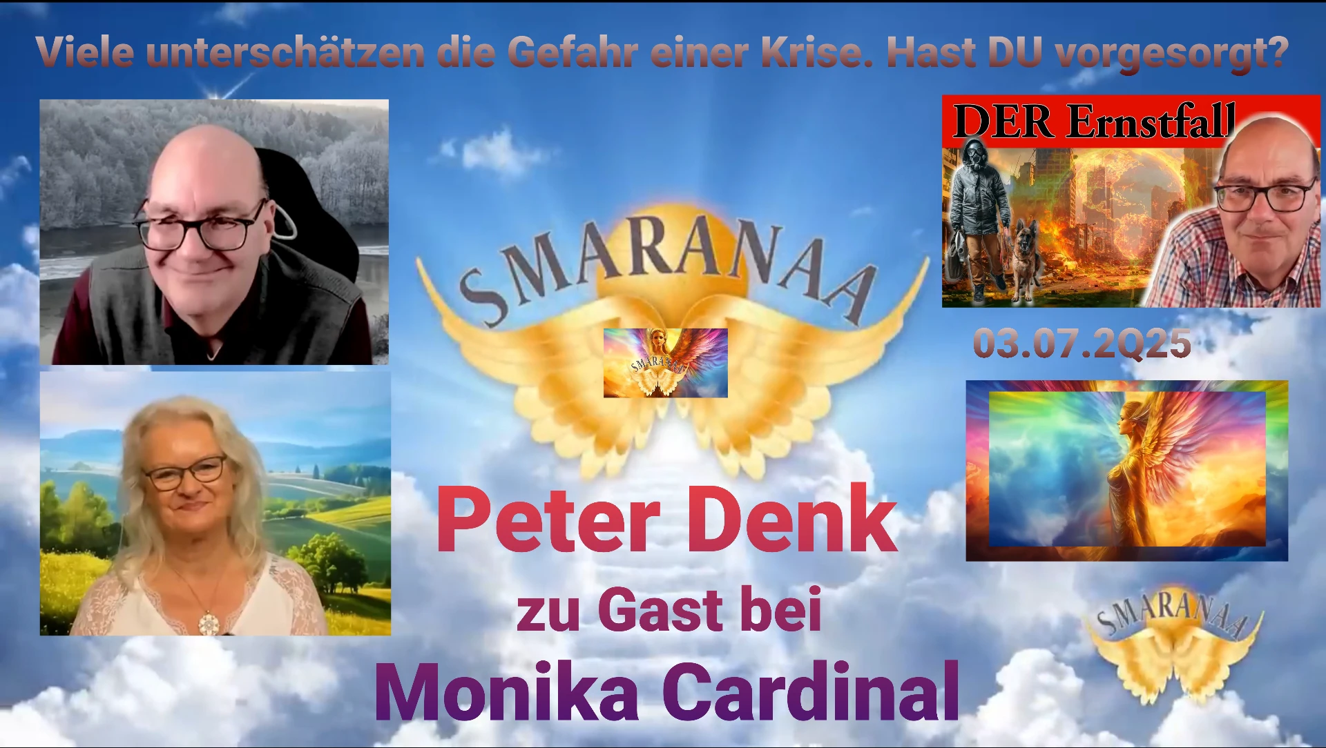 Peter Denk zu Gast bei Monika Cardinal - 03.07.2Q25 - Viele unterschätzen die Gefahr einer Krise ...