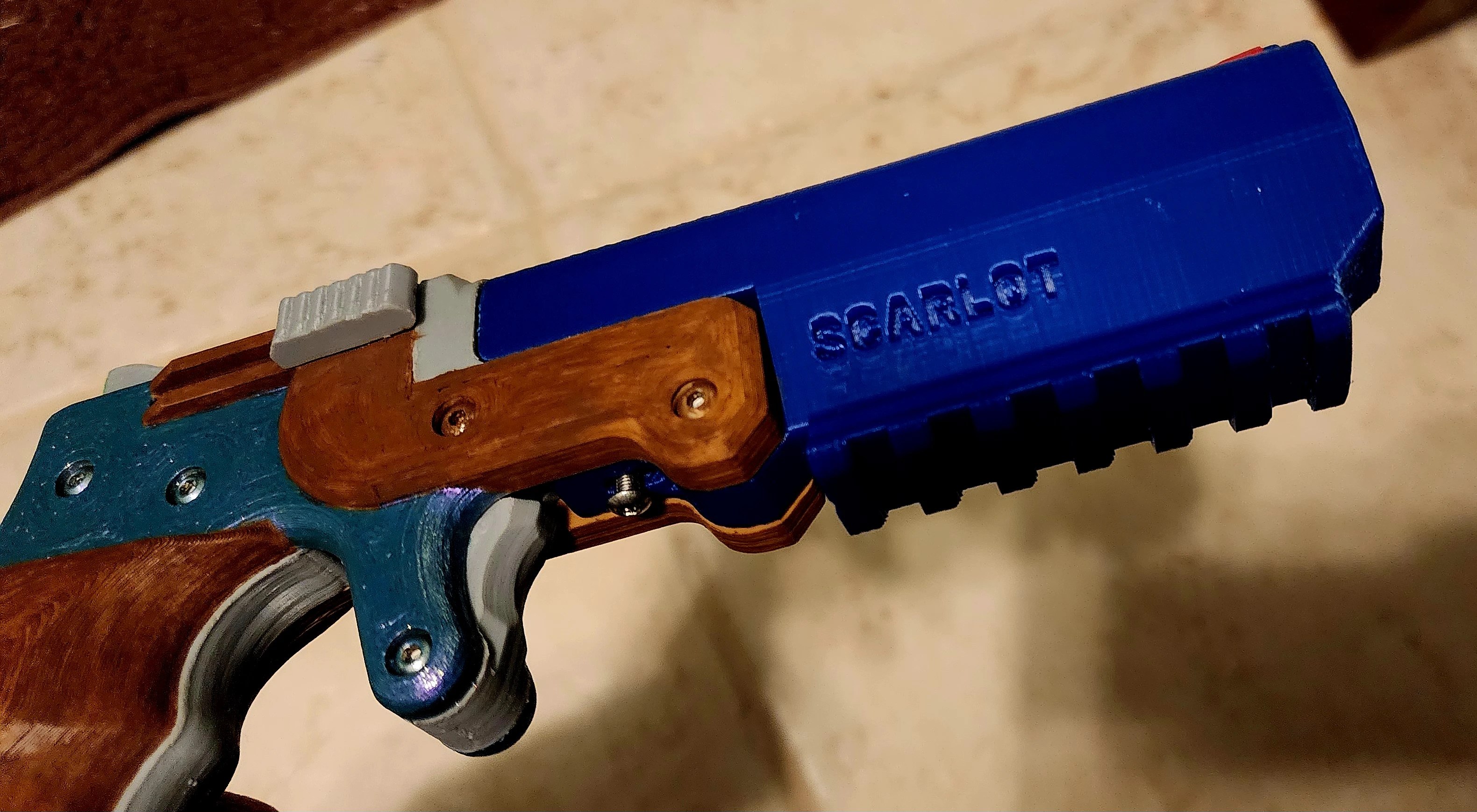 The Scarlot 3d printed pistol
