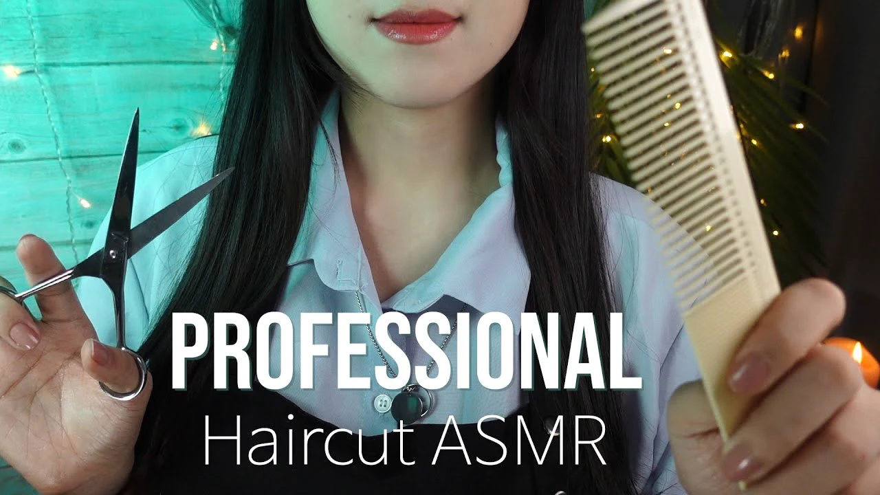 Adora ASMR - Professional Fast Haircut, Hair Styling (No Talking ...