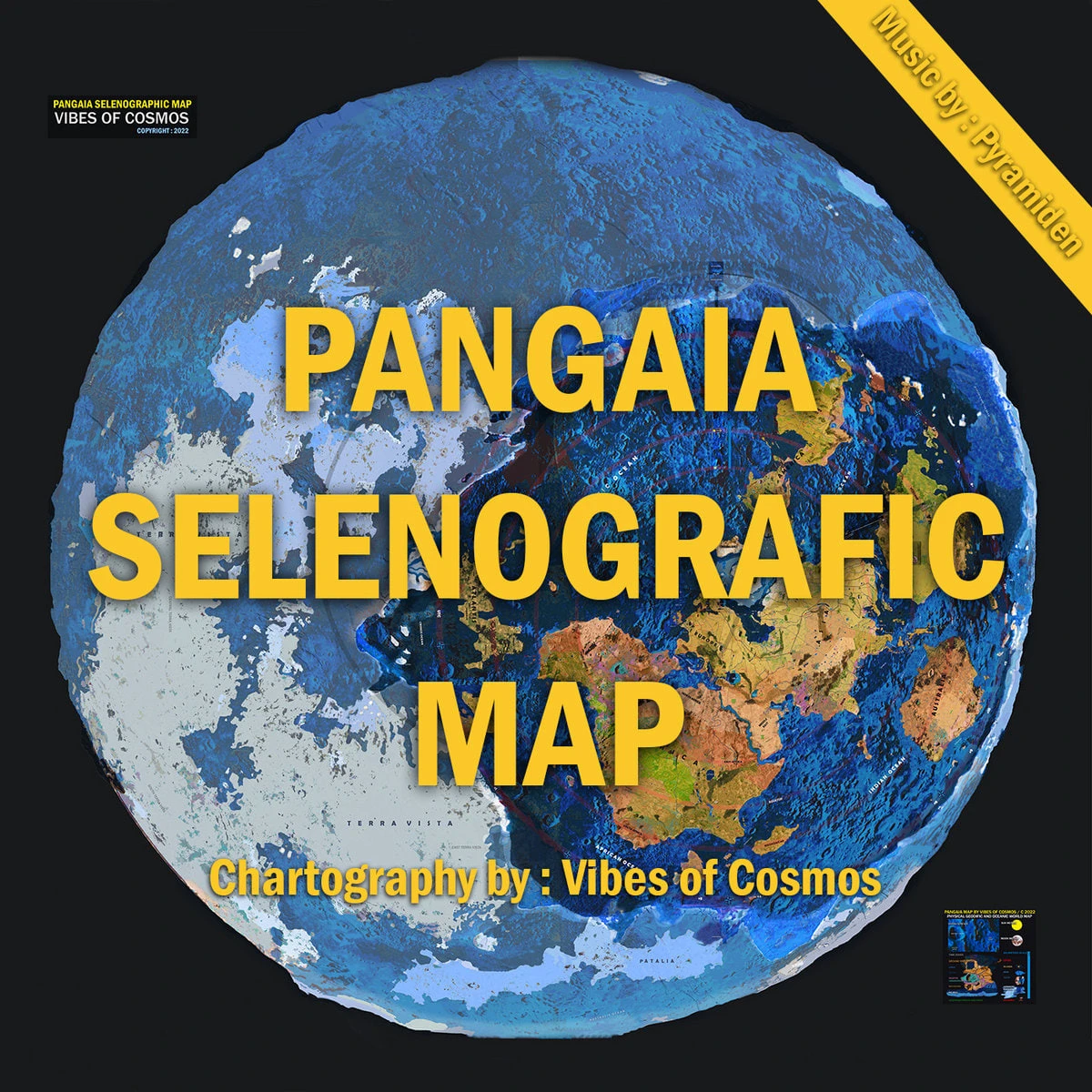 Pangaea Map by Plasma Moon