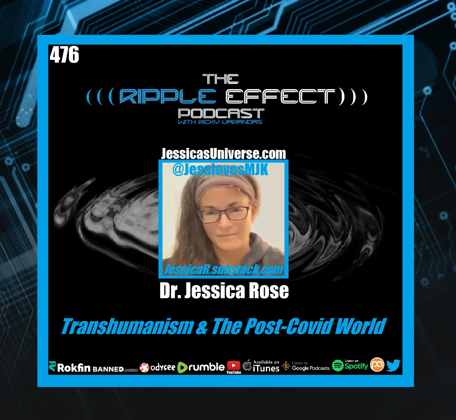 The Ripple Effect Podcast #476 (Dr. Jessica Rose | Transhumanism & The ...