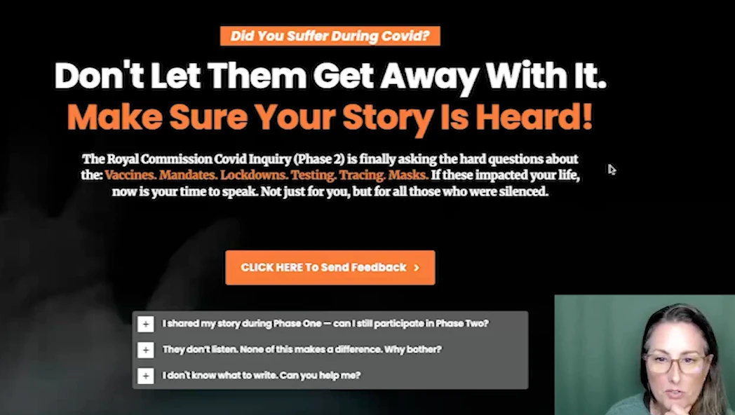 VFF Webinar - Covid Inquiry Phase Two: Guidelines For Making A Submission