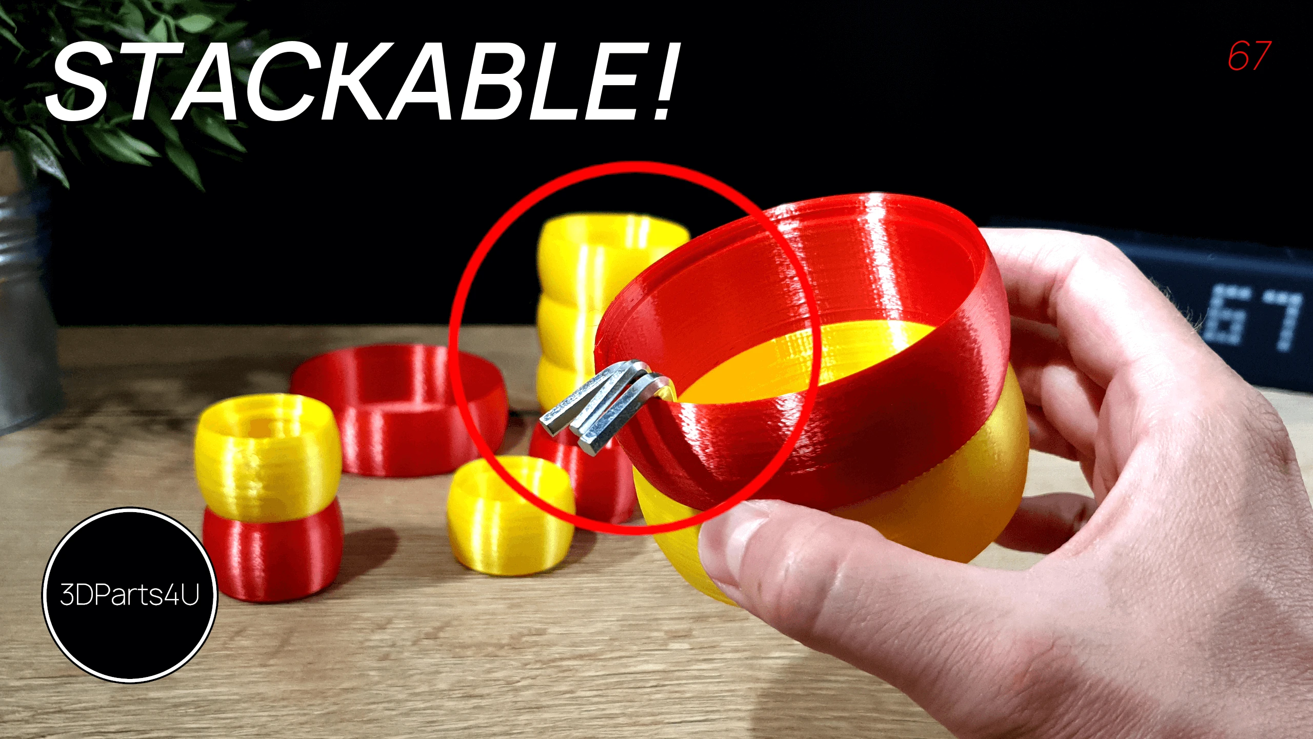 🧮 Let's Stack - 3D Printed Desk Organizer - 3D Printed Boxes - 3D ...